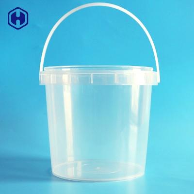 China Custom 2.5L IML Plastic Bucket with Single Handle - ø178mm × 159mm Food Grade PP Container for sale