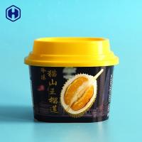 China Square IML Plastic Containers 300ml 10oz King Cover - Food Grade PP Frozen Food Packaging for sale