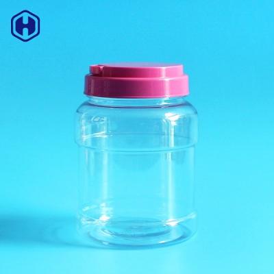 China 500ml 16oz PET Food Grade Plastic Jars - Leak Proof Containers with 87mm Diameter for Canned Foods for sale