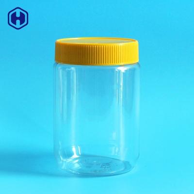 China BPA Free 480ml PET Plastic Food Storage Jars with Airtight Lids - Custom Colors & Sizes Available for sale