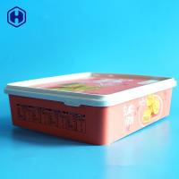 China Food Grade PP Plastic Square Box 2600ml with IML Decoration for Wedding Gifts and Yogurt Packaging for sale