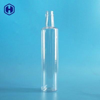 China 500ml 16oz Clear PET Plastic Bottle - Food Grade Recyclable Beverage Container 264mm Height for sale