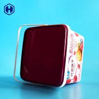 China 100OZ 3000ML Square Food Grade PP Buckets with IML Lids - 195x195x120mm Customizable Containers for sale