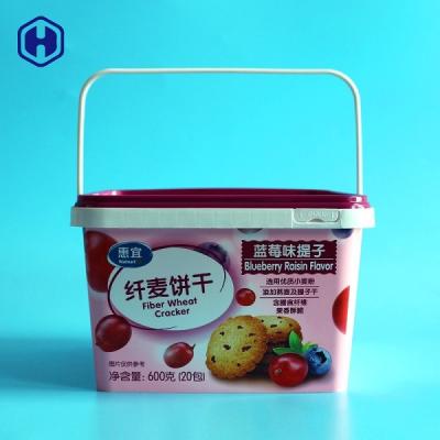 China 100OZ 3000ML Square Food Grade PP Buckets with IML Lids - 195x195x120mm Customizable Containers for sale