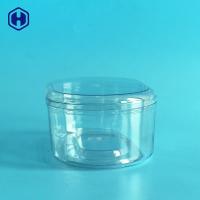 China 15oz PET Plastic Food Storage Box 148x94x60mm Customizable Clear Container for Candy and Cake Packaging for sale