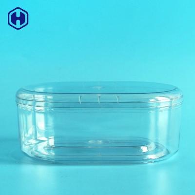 China 15oz PET Plastic Food Storage Box 148x94x60mm Customizable Clear Container for Candy and Cake Packaging for sale