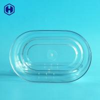 China 15oz PET Plastic Food Storage Box 148x94x60mm Customizable Clear Container for Candy and Cake Packaging for sale