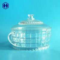 China 45oz Clear Plastic PET Food Storage Container 1400ml Capacity with Customizable Dimensions 229x178x138mm for sale