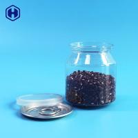 China Food Safe Clear Plastic Cans Snack Candies Pacing  Plastic Cylinder Container for sale