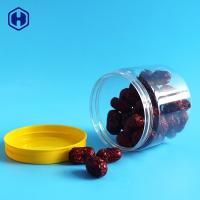 China 450ml Leak Proof Plastic Jar PET Food Container 87mm Diameter Screw Lid for sale
