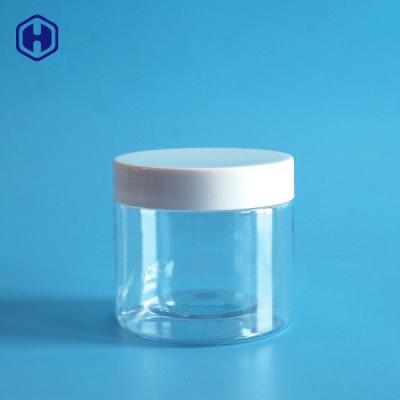 China 180ML 6OZ PET Plastic Powder Jars with Screw-On Lids - 72mm Diameter Food Grade Containers for sale