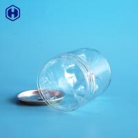 China Transparent PET Plastic Soda Cans 8OZ 250ml with Aluminum SOT/RPT Lids - Food Grade Beverage Packaging for sale