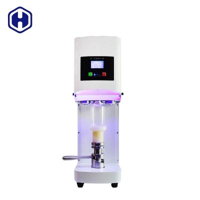 China Electric Plastic Soda Can Sealing Machine 45-100mm Diameter 10-30 Cans/Min Semi-Automatic for sale