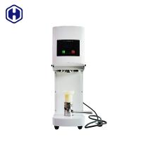 China Electric Plastic Soda Can Sealing Machine 45-100mm Diameter 10-30 Cans/Min Semi-Automatic for sale