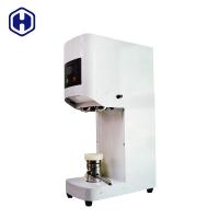 China Electric Plastic Soda Can Sealing Machine 45-100mm Diameter 10-30 Cans/Min Semi-Automatic for sale