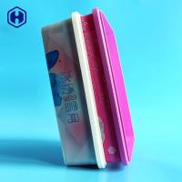 China Thin Wall IML Plastic Food Container 2600ml Capacity 10.12x8.39x2.72 Inch Square Box with Microwave Safe PP Material for sale