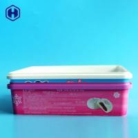 China Food Grade Square Plastic Box 2600ml with IML Labeling - BPA Free PP Containers for Cake & Cookie Packaging for sale