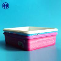 China Food Grade Square Plastic Box 2600ml with IML Labeling - BPA Free PP Containers for Cake & Cookie Packaging for sale