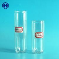 China Transparent Plastic Soda Cans 250ML 330ML PET Beverage Containers with Airtight Sealing for sale