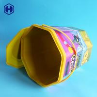 China Octagon Shape IML Bucket 1.96 Gallon 8.25L Plastic Biscuit Containers for sale
