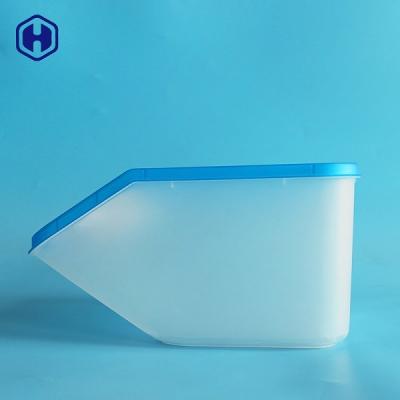 China Clear Food Grade Plastic Containers with Scoop - 2750ml Capacity, 256x170x129.5mm Dimensions for Candy Packaging for sale