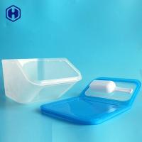 China Clear Food Grade Plastic Containers with Scoop - 2750ml Capacity, 256x170x129.5mm Dimensions for Candy Packaging for sale