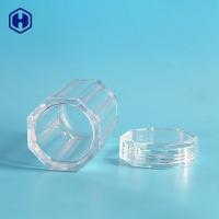China Octagon Shape Wide Mouth Plastic Jars Medicine Cookie Packaging for sale