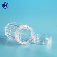 China Octagon Shape Wide Mouth Plastic Jars Medicine Cookie Packaging for sale