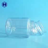 China Pagoda Lid Plastic Food Storage Jars Empty Round Plastic Canisters for sale