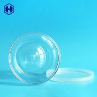 China Thin Wall Food Grade Plastic Containers Round Plastic Screw Top Jars for sale