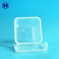 China Easy Lock Square Food Packaging Plastic Container 530ML 18OZ with PP Food Grade Material 107x107x94mm Dimensions for sale