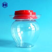 China Food Grade PET Plastic Pickle Jar 1080ML Leak Proof Air Hole Cap Container for sale