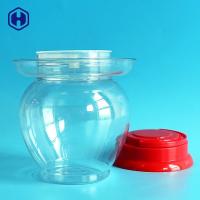 China Food Grade PET Plastic Pickle Jar 1080ML Leak Proof Air Hole Cap Container for sale