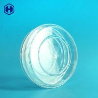 China 150ml Clear Round Plastic Food Container - PET Material, 128mm Diameter, Stackable Storage Box for Candy & Cookies for sale