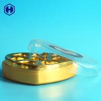 China 230ml Heart Shape Clear Plastic Chocolate Box - Food Grade PS Container 138x120x40mm with Custom Options for sale