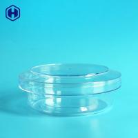 China Clear PS Plastic Containers 500ml 142mm Diameter Round Food Storage Jars with Leak-Proof Design for sale