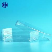 China Octagon Plastic Food Storage Jars 340ml 12oz Clear PS Chocolate Cakes Packaging Containers for sale