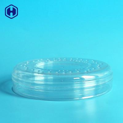China Embossed Round PET Packaging Box 9oz 250ml Clear Plastic Container for Hot Filling Food Products for sale
