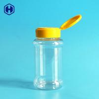 China 160ML 5OZ Clear PET Plastic Spice Containers - 56mm Diameter Food Grade Leak Proof Jars for sale