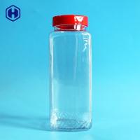 China 1020ML 34OZ PET Square Spice Jars - Food Grade Plastic Containers with 100% Airtight Seal for sale
