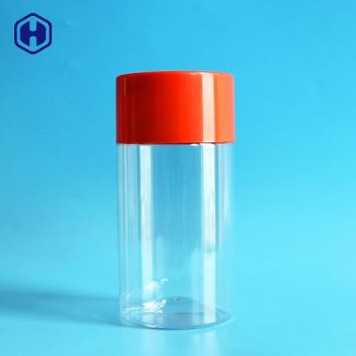 China 816ml 28oz Stackable Clear PET Plastic Jars with Leak Proof Airtight Seal for sale