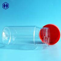 China 816ml 28oz Stackable Clear PET Plastic Jars with Leak Proof Airtight Seal for sale
