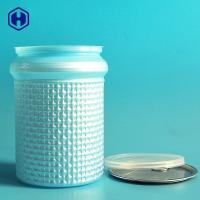 China Embossed Wall  Plastic Cylindrical Containers 401 EOE/POE Cover For Flower for sale