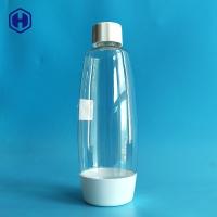 China 1500ml Clear PET Plastic Bottles with Airtight Screw Lid for Beverage Juice Water for sale
