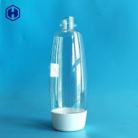 China 1500ml Clear PET Plastic Bottles with Airtight Screw Lid for Beverage Juice Water for sale