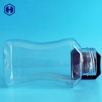 China BPA Free Food Grade PET Plastic Jar 800ml Leak Proof Airtight Clear Container for sale