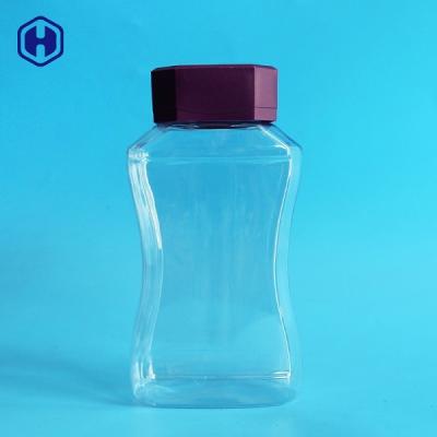 China BPA Free Food Grade PET Plastic Jar 800ml Leak Proof Airtight Clear Container for sale