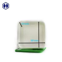 China 3000ml IML Square Plastic Tubs Leak Proof PP Container Custom Cookie Packaging 19.5cm for sale