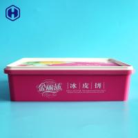 China Waterproof PP IML Square Candy Container 2.6L Capacity 256x214x69mm Custom Color Food Grade Packaging for sale