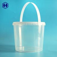 China Round IML Bucket 3.8L Food Grade PP Container with Lid for Candies for sale